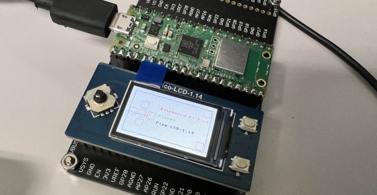 Raspberry Pi Pico WでLCDを表示する方法 ｜ Treedix GPIO拡張ボード Pico用LCD | InnovationCode Lab