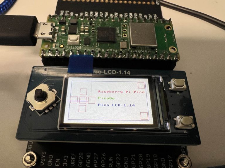 Raspberry Pi Pico WでLCDを表示する方法 ｜ Treedix GPIO拡張ボード Pico用LCD | InnovationCode Lab
